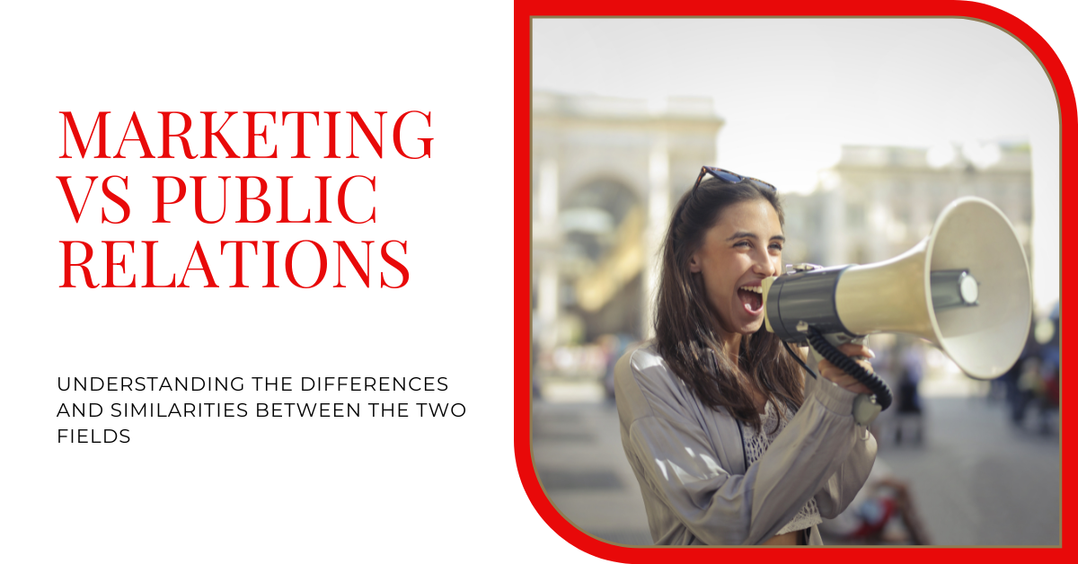 Marketing Vs Public Relations